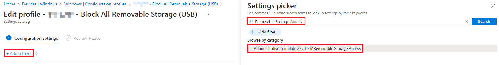 How To Block All Removable Storage Classes With Microsoft Intune